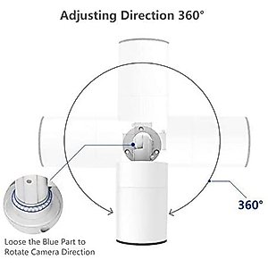 SMONET 3MP Wireless IP Camera Outdoor, Replacement and Extra Camera 3MP Wireless Security Camera System Only. High Resolution IR Cut 65Ft Night Vision.Check If It Can Work for You Before Your Order…