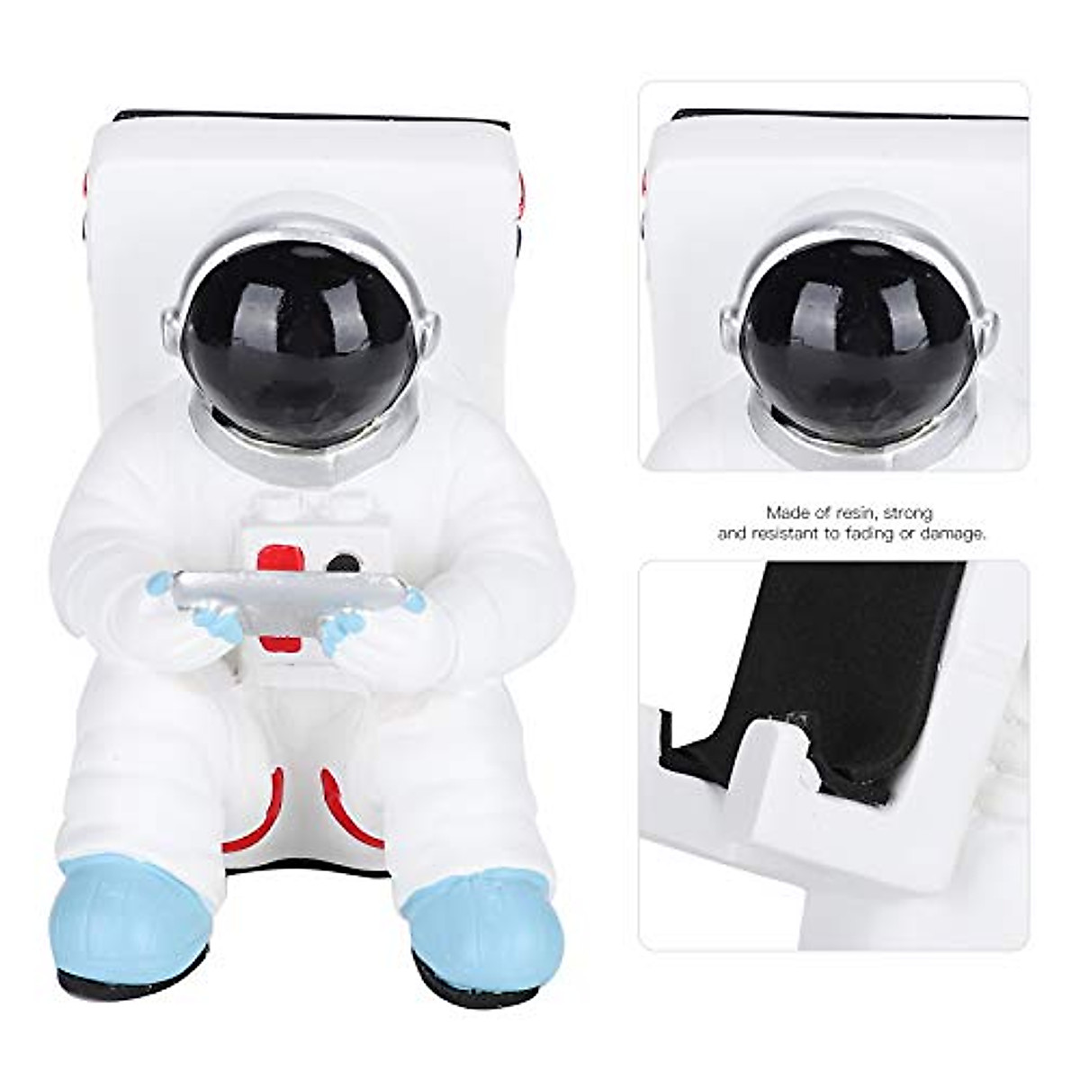 Pssopp Phone Stand, Cute Mobile Phone Stand Creative Cell Phone Stand Astronaut Mobile Phone Holder Resin Tablets Phone Holder Desk Smartphone Dock