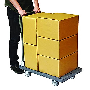 500 lb DIY Easy-Move Push Cart Platform Truck
