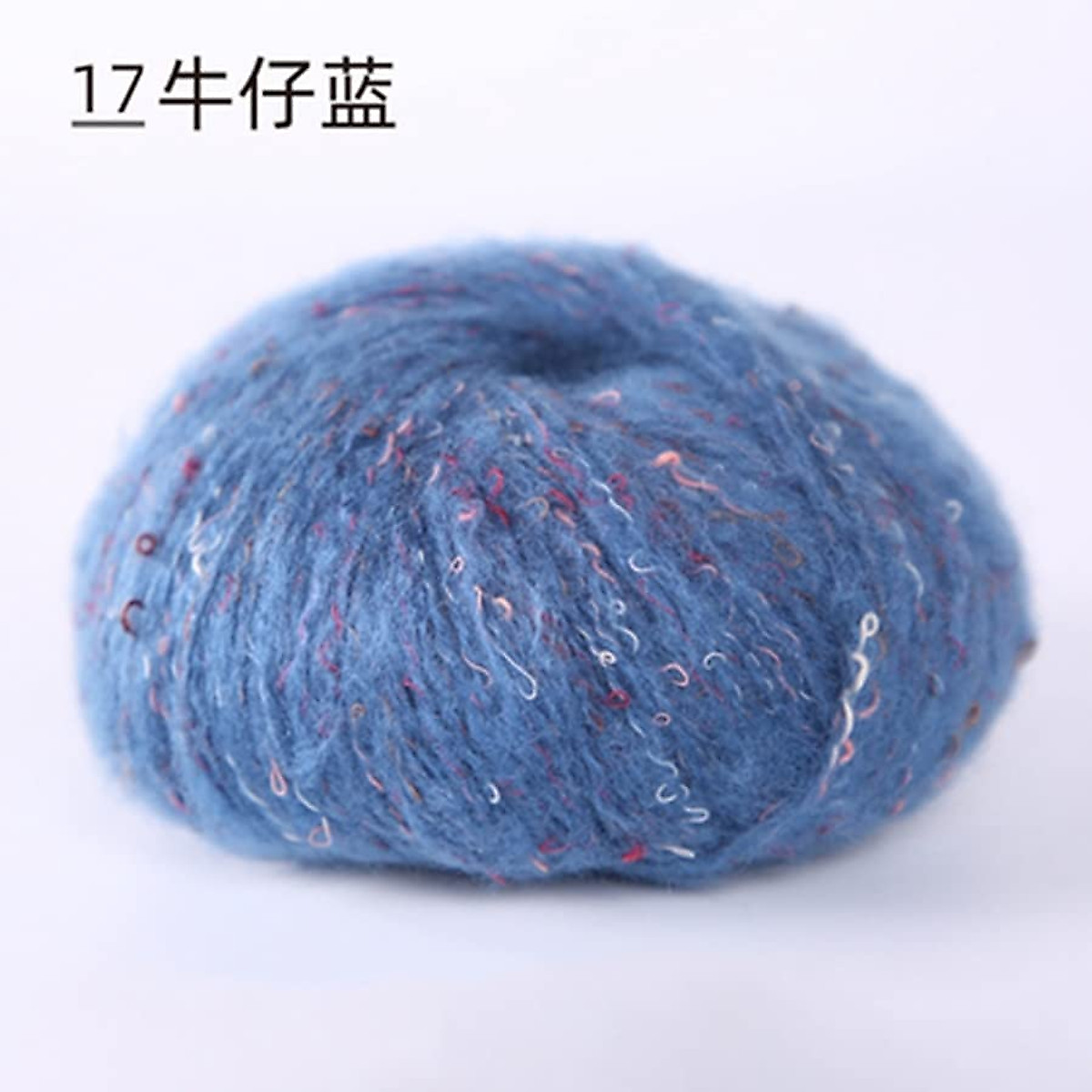 Mohair Yarn for Woven Hand Knitting Crochet Knitting for Sweater Scarf Hathilos 50g/Ball (Color : 13)
