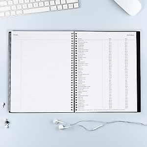 Blue Sky 2024 Weekly and Monthly Planner, January - December, 8.5" x 11", Flexible Cover, Wirebound, Enterprise (144725)