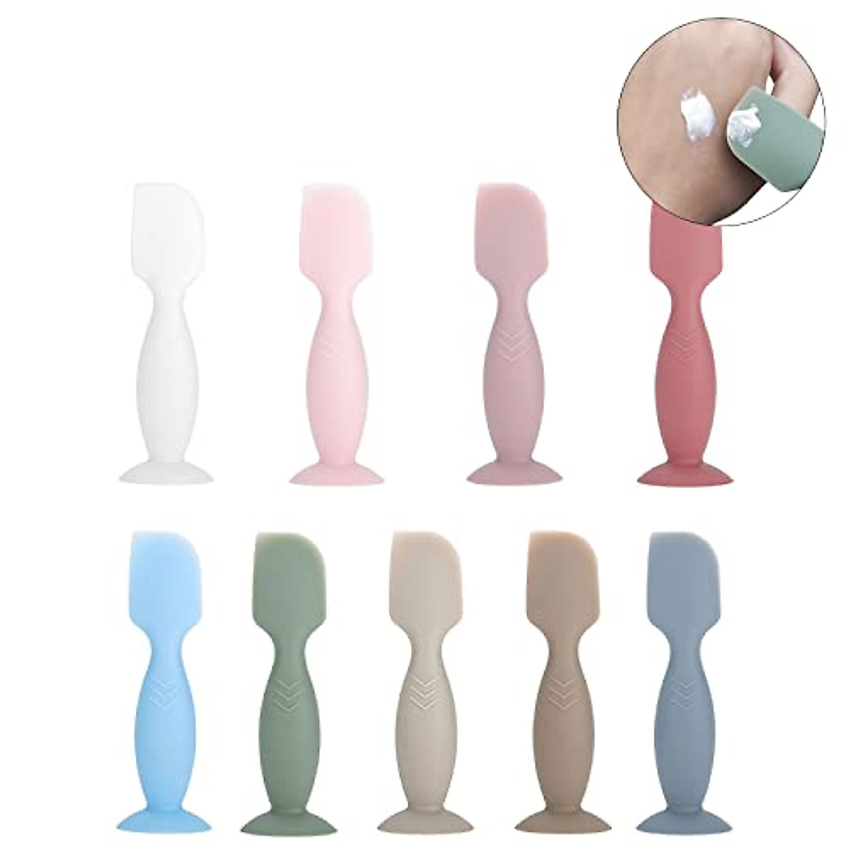 SARDFXUL Baby Diaper Cream Brush Diaper Cream Spatula Applicator Multi-Purpose Soft Silicone Butt Applicator for Silicone Gel Applicator Applicator