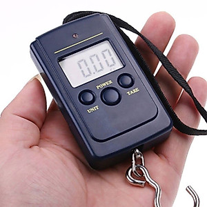 LCD Digital Display Weight Electronic Scale, Digital Hanging Fishing Weight, Portable Luggage Scale for Home and Outdoor, Mini Electronic Balance, Digital Fishing Hanging Hook Scale