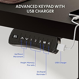 FLEXISPOT L Shaped Standing Desk 71 x 48 Inch Dual Motor Computer Electric Corner Desk Sit Stand Up Desk Height Adjustable Desk Home Office Table with Splice Board, Black