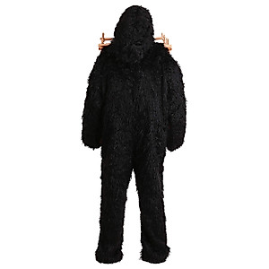 HouseHaunters "Get Me Outta This Cage" Gorilla and Cage Costume Kit, Black/Bamboo, One Size