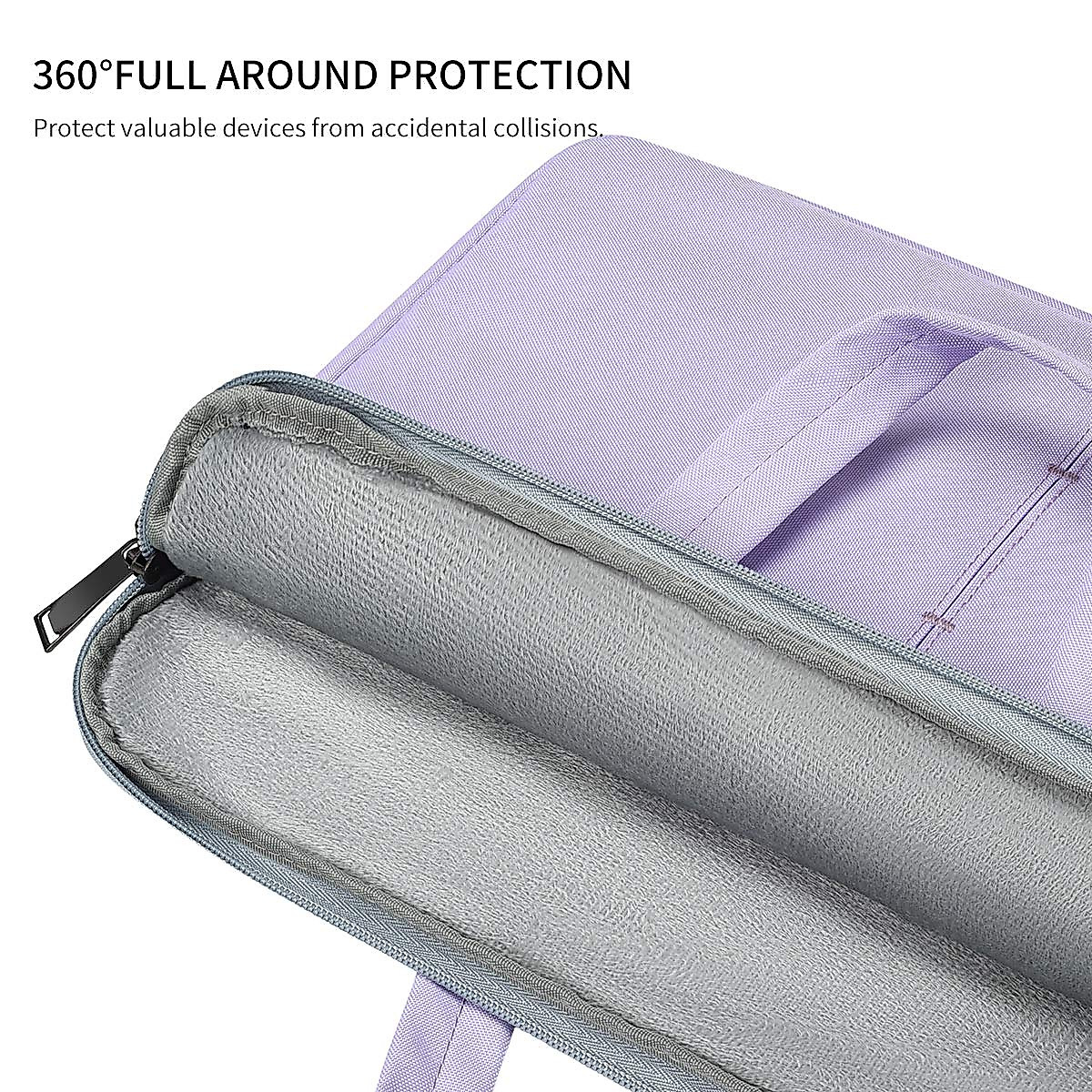 13.3 14 Inch Laptop Shoulder Bag Sleeve Case for Dell Latitude 14/ Inspiron 14 5410, 13.5-14.4 Surface Laptop Studio 6/5/4, HP Lenovo Acer ASUS Chromebook 14/ Stream 14/ IdeaPad/Swift 3,Purple