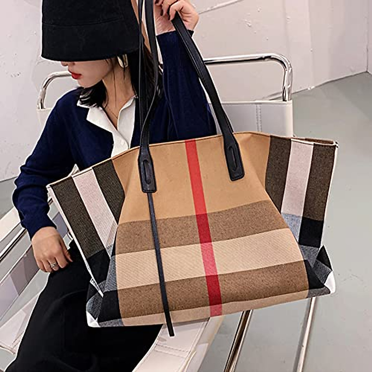 Women Canvas Large Capacity Handbags Ladies Shoulder Bag Crossbody bags Tote Bags