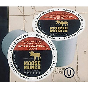 Moose Munch Gourmet Coffee 18 Pods - White Chocolate Pumpkin Spice