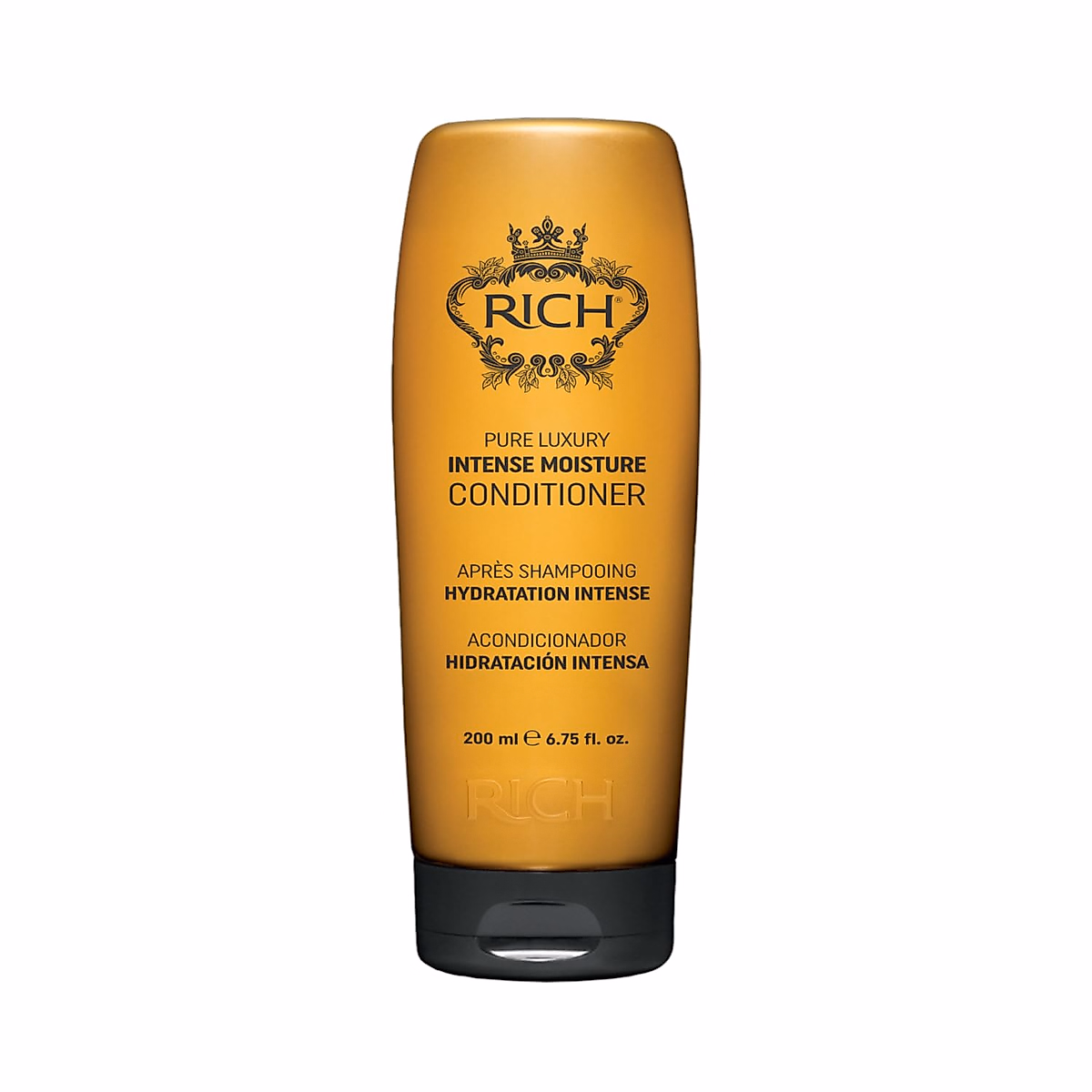 RICH Pure Luxury Intense Moisture Conditioner for Damaged & Dry Hair - Moisturizing & Smoothing, Anti-frizz, Prevents Split Ends - Marula Oil & Cherry Blossom Extract - 6.75 oz