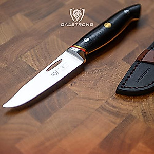 Dalstrong Paring Knife - 3.5 inch - Centurion Series - Swedish 14C28N High - Carbon Stainless Steel Kitchen Knife - G10 Handle - Fruit, Vegetable, Meat - Cooking Chef's Knife - w/Sheath
