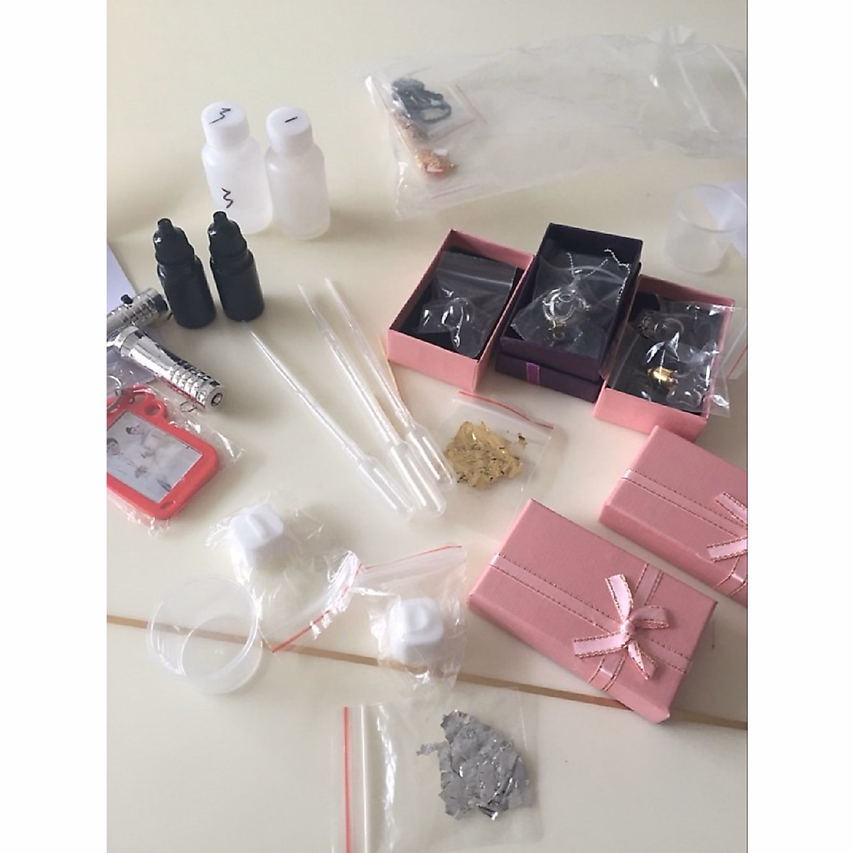 female 3 Style DIY Breast Milk Breastmilk Pendant Necklace Jewelry Making Keepsake Kit (3)