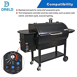 Digital Thermostat Kit Compatible with Camp Chef Wood Pellet Grills, with RTD Temperature Sensor and Dual Meat Probes