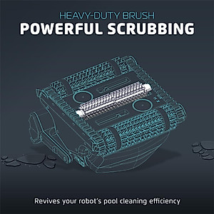 Dolphin Genuine Replacement Part — Clear Center Brush Kit — 9995540-R1