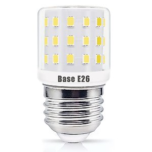 wossluck KEI D34L AC 100-265V 3.5W Light Bulb for Frigidaire Refrigerator, 40W Freezer Lighting Halogen Equivalent, E26 LED Refrigerator Light Bulb White Light,1-Pack