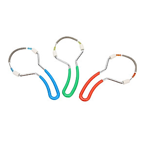 Spring Facial Hair Remover, Manual Epilator Spring, 3 Pcs Portable Manual Hair Removal Tool Spring Threading Epilator for Women Face Upper Lip Chin Cheeks