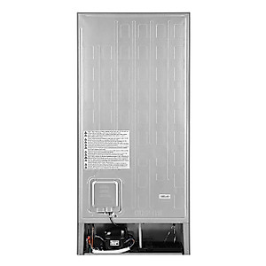 Forno 31" Milano Espresso Refrigerator with Bottom Freezer - 17.2 cu. ft Counter Depth Refrigerator with Touch Control & LED - Stainless Steel Fridge with Adjustable Door Bins and Crisper Drawer