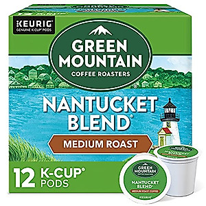 Green Mountain Coffee Roasters Nantucket Blend Keurig Single-Serve K-Cup Pods, Medium Roast Coffee, 12 Count