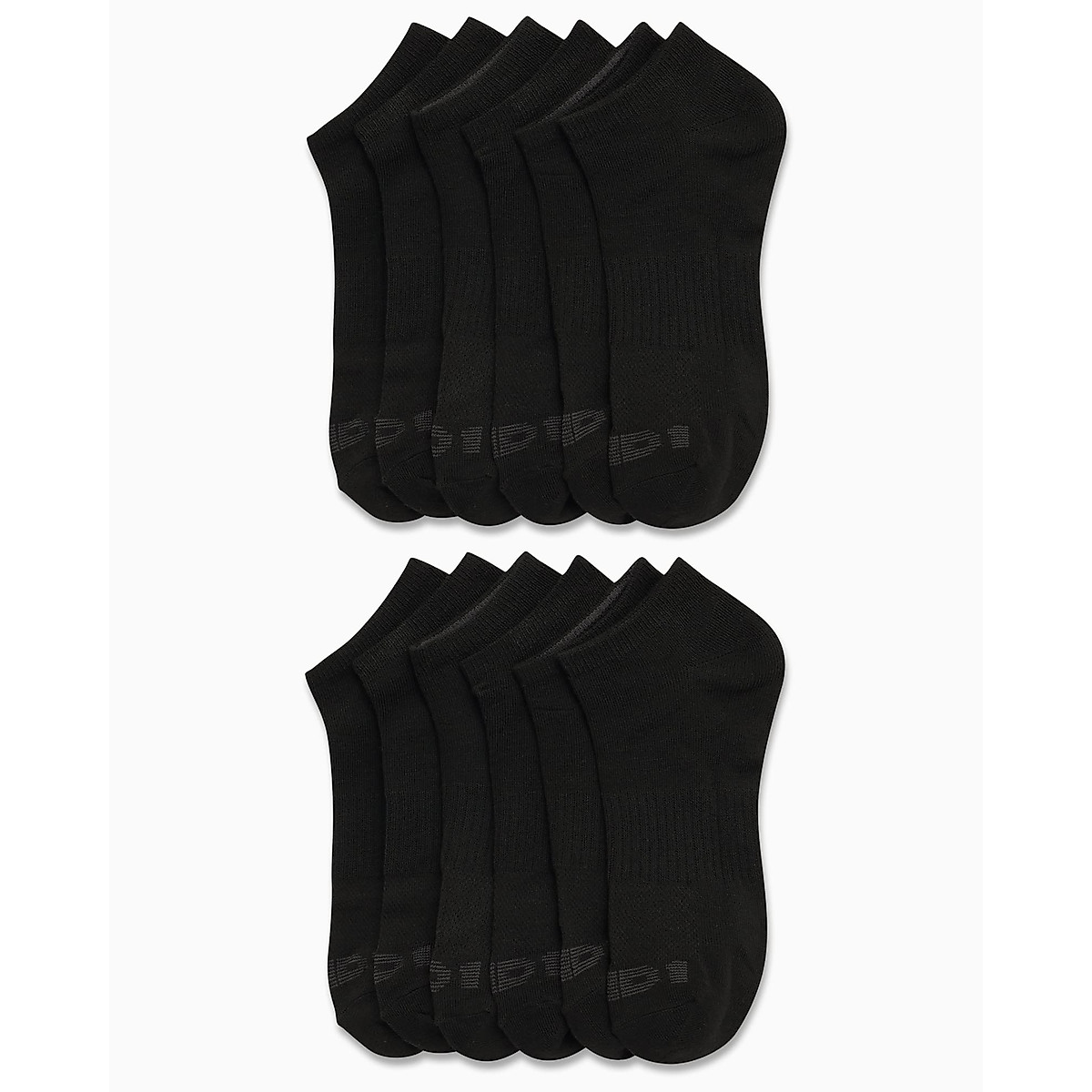 AND1 Men's Socks - PROPLATINUM Lightweight Low Cut Socks (12 Pack), Size Shoe size 6-12.5, Black