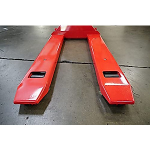 PEC Pallet Jack Forklift with Build-in Scale, 5000lbs Capacity Weighing, 48" Standard Fork, Fully Assembled for Heavy-Duty Industrial and Warehouse (Without Printer)