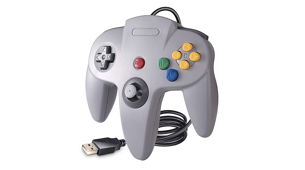 2 Pack USB Wired N64 Controller, suily Classic N64 PC Gamepad Joystick ...