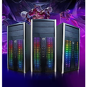HP Gaming PC Desktop Computer - Intel Quad I7 up to 3.8GHz, 16GB Memory, 256G SSD + 3TB, GeForce GTX 1660 Super GDDR6 6G, RGB Keyboard & Mouse, WiFi & Bluetooth 5.0, Win 10 Pro (Renewed)