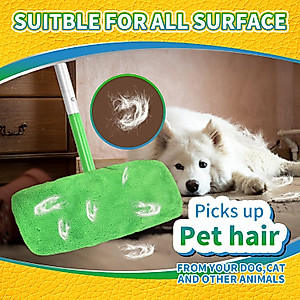 ZHAYAO Reusable 100% Coral Fleece Mop Pads Compatible with Swiffer Sweeper Mop, 3 Pack Dry Sweeping Cloths & Wet Mopping Cloths, Washable Mop Pads for Hardwood Floor Cleaning (Mop is Not Included)