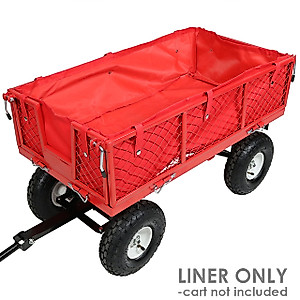 Sunnydaze Utility Cart Liner - Includes Liner ONLY