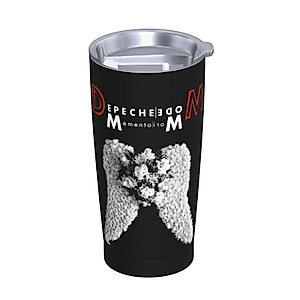 KMATELONE Depeche Music Mode Cup Stainless Steel Vacuum Insulated Travel Mug With Lid and Straw Cups Thermal Coffee 20 Oz