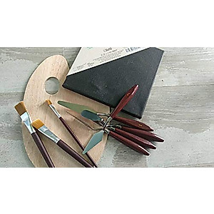 10 Pcs Palette Knife Set for Acrylic Wooden Handle Painting Pallet Knife Set Art Tools for Oil Paint Canvas