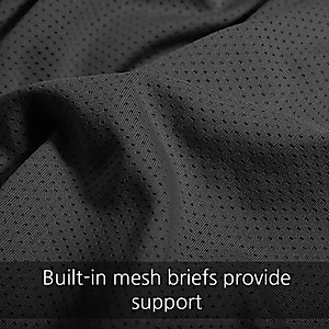 BALEAF Men's 5" Running Athletic Shorts Zipper Pocket for Workout Gym Sports Gray Size M