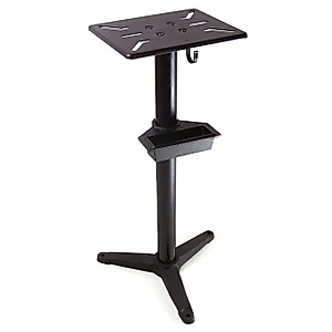 POWERTEC Universal Tool Stand with MDF Split Top and WEN Bench Grinder Stand with Water Pot