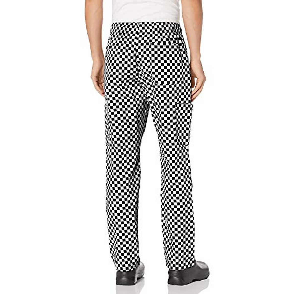 Chef Code Chef Pants, Checkered White, Medium