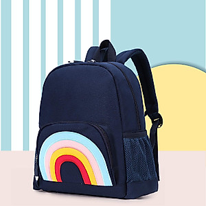 willikiva Toddler Rainbow Kids Backpack Boy Girls Waterproof Bags Kindergarten Preschool