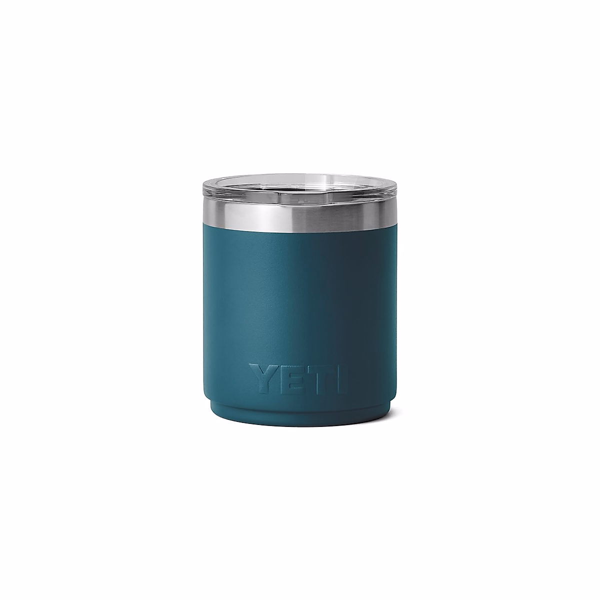 YETI Rambler 10 oz Stackable Lowball 2.0, Vacuum Insulated, Stainless Steel with MagSlider Lid, Agave Teal