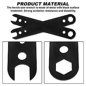 N506977 Table Saw Wrench,Replacement Table Saw Wrench for DeWalt N506977 DWE7490X DWE7485 DWE7491RS DWE7499GD Compatible With Dewalt Table Saw Accessories (2 pack)