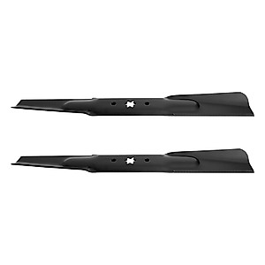 budrash 742-04308 Mower Blades Fit for Cub-Cadet Troy Bilt 42" Deck, 942-04308A Blades for Cub Cad et XT1-LT42 XT2-LX42 Riding Mower, Craftsman LT1500 42" Lawn Tractor, 2 Pack