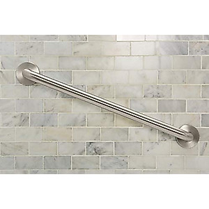 Moen Stainless Steel Wall Mounted 24-Inch Bathroom Grab Bar for Shower, Heavy Duty Hand Handle for Elderly or Handicapped with Concealed Screws, 8724