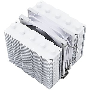 Thermalright Silver Soul 110 White CPU Cooler Dual Towers, 5 Heat Pipes, 110MM Hight, TL-B9W PWM Fan, Aluminium Heatsink Cover, AGHP Technology, for AMD AM4 AM5/Intel 1700/1150/1151/1200/2011