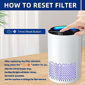 MK01 MK06 Air Filter Replacement Compatible with AROEVE MK01 MK06, ToLife TZ-K1, KLOUDIC DH-JH01, POMORON MJ001H Air Purifier - 2 Standard Version HEPA + 2 Pet Dander Version HEPA + 20 Aroma Pads