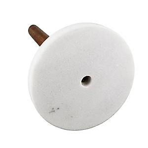 Creekview Home Emporium Acacia Wood Countertop Paper Towel Holder - 13.8in Kitchen Paper Towel Holder with Marble Base