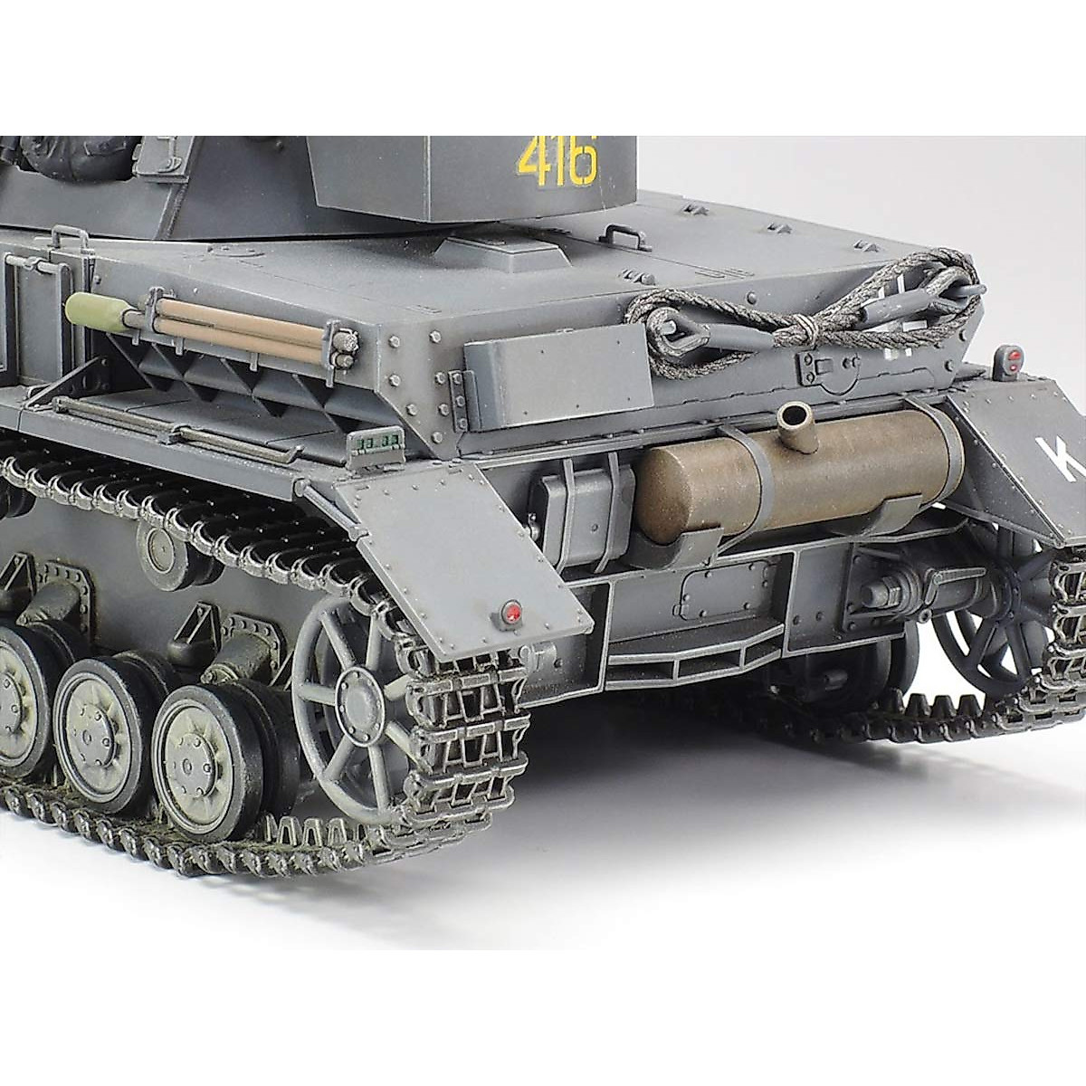 TAMIYA 35374-000 1:35 German Armoured Combat Truck IV Version F L24/75 mm, Model Kit, Plastic Construction Kit, Assembly Kit, Detailed Replica, Unpainted