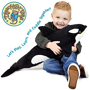 TigerHart Octavius The Orca Blackfish - 28 Inch Stuffed Animal Plush