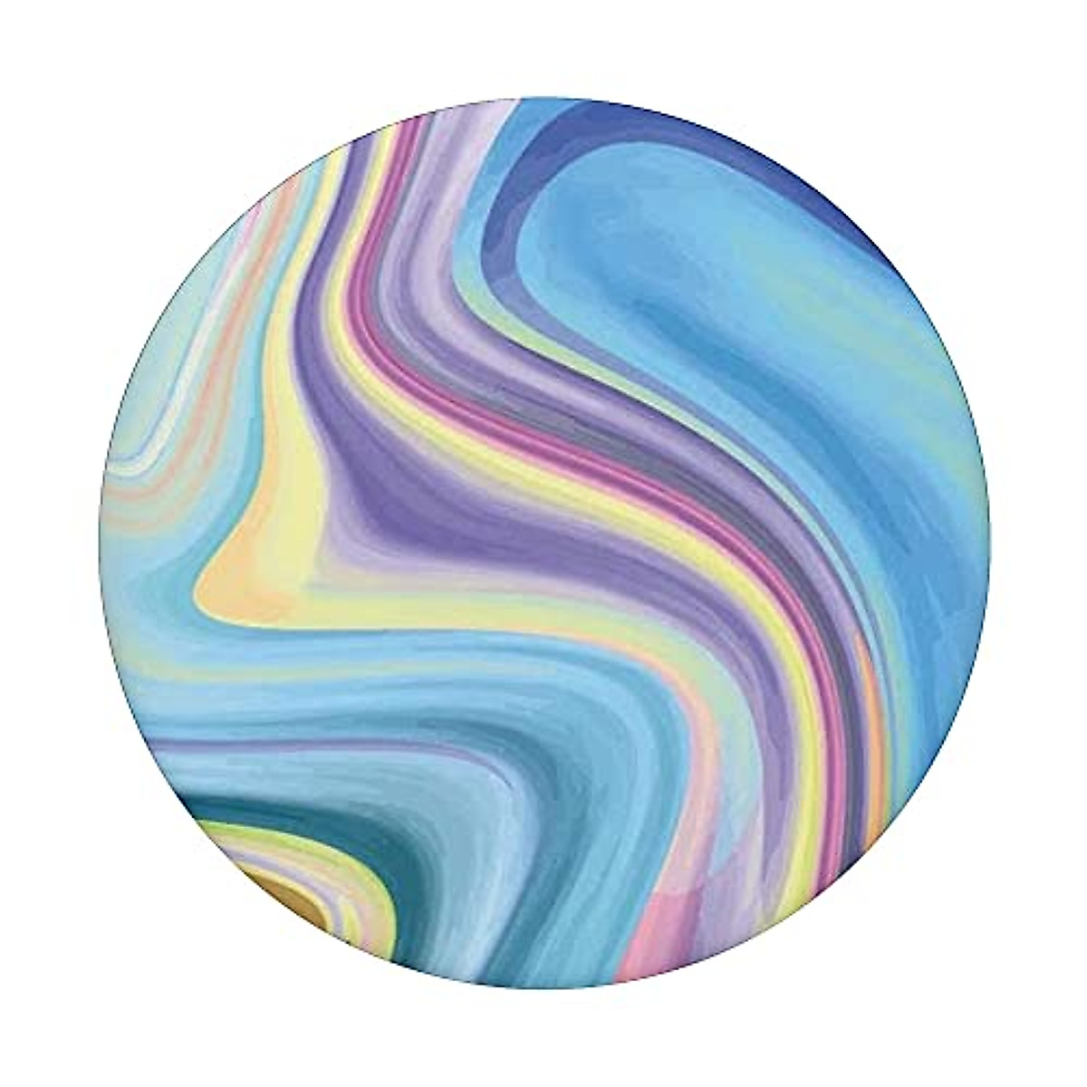 Yellow Purple Illustration Abstract Pattern Phone Popper PopSockets Swappable PopGrip