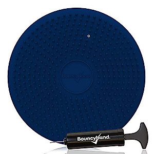 Bouncyband — Wiggle Seat, 1 Pack — Blue, 10.75” D – Little Sensory Cushion for Kids Ages 3-7 — Promotes Active Learning, Improves Student Productivity, Includes Easy-Inflation Pump