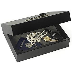 V-Line Top Draw Locking Tactical Gun Storage Box, Black