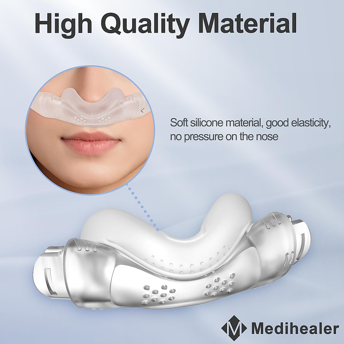 Medihealer 2 Packs Replacement Cushion for Airfit N30i(M), 2 Packs Old Version Curved Nasal Cradle Cushion Compatible with N30i, Soft & Comfortable Great-Value Supplies