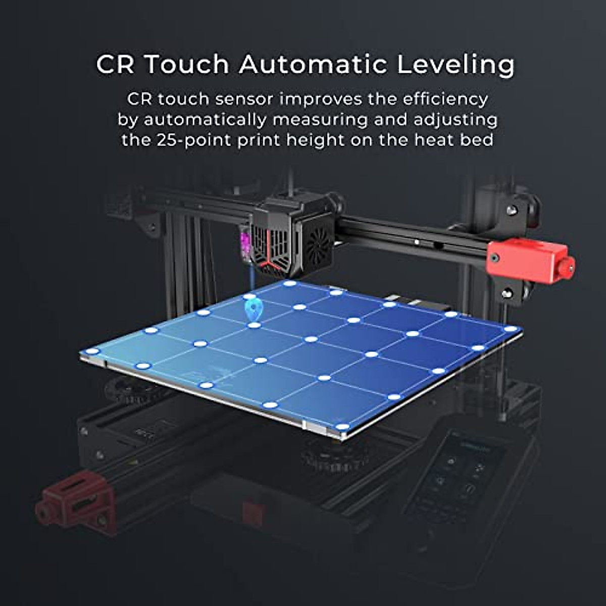 Creality Ender 3 Max Neo 3D Printer, CR Touch Auto Leveling Bed Dual Z-Axis Full-metal Extruder Ender 3D Printer Large Print Size 11.8x11.8x12.6in