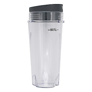 4 Pack UpStart Components Replacement 16 oz Cup for Ninja BL660, BL663, BL740, BL770, BL771, BL772, BL780, BL810, BL820, BL830 Blenders