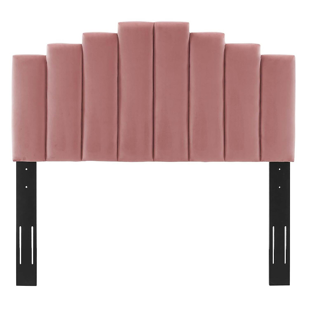 Modway Noelle Performance Velvet Full/Queen Headboard in Dusty Rose