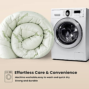 LIANLAM Bambu_Viscose Mattress Topper Queen(60"x82")